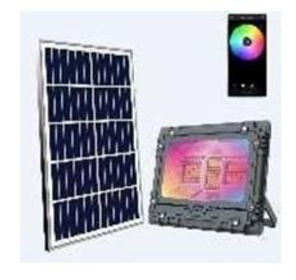STL-101A2 300W SOLAR FLOOD LIGHT(AW RGB Rhythm) – Solar & Water Pump ...